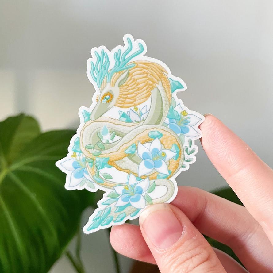 Light Dragon Waterproof Sticker