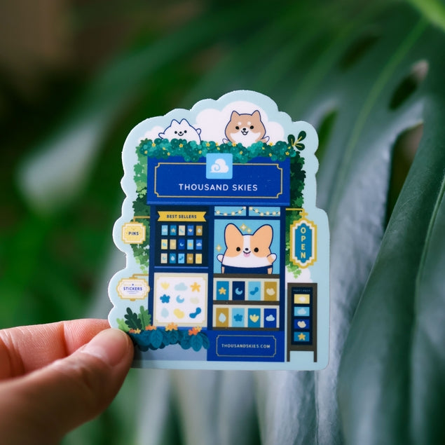 Little Kiosk Vinyl Sticker – Little Craft Place