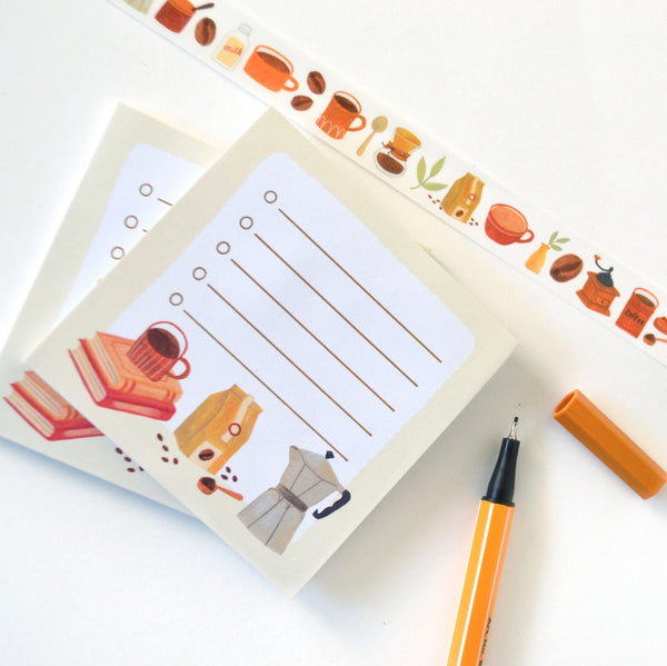 Little List Coffee Sticky Notes