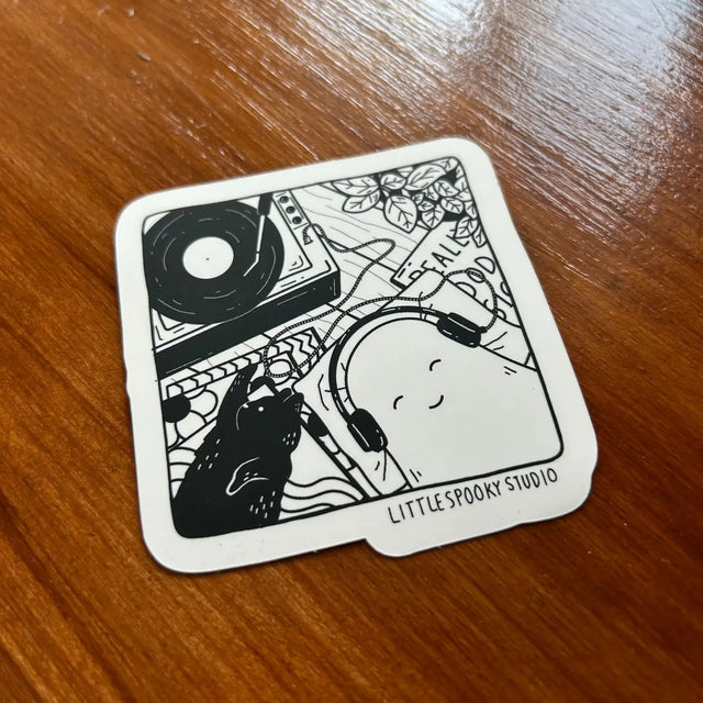 Little Spooky Studio - Record Day Sticker – Little Craft Place