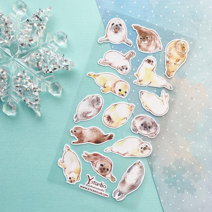 Lovely Little Seals Sticker Sheet – Little Craft Place