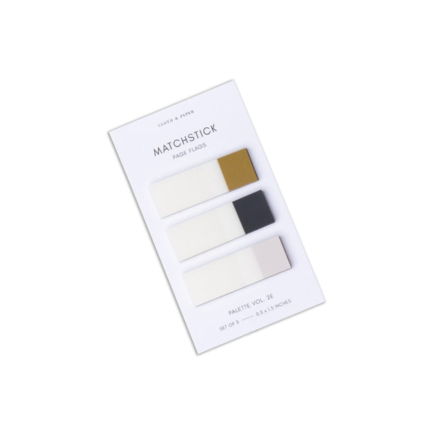 Matchstick Page Flag Set Palette Vol. 2E Tuscany, Café Noir + Angora ...