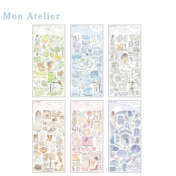 Cafe Tracing Sticker Mon Atelier