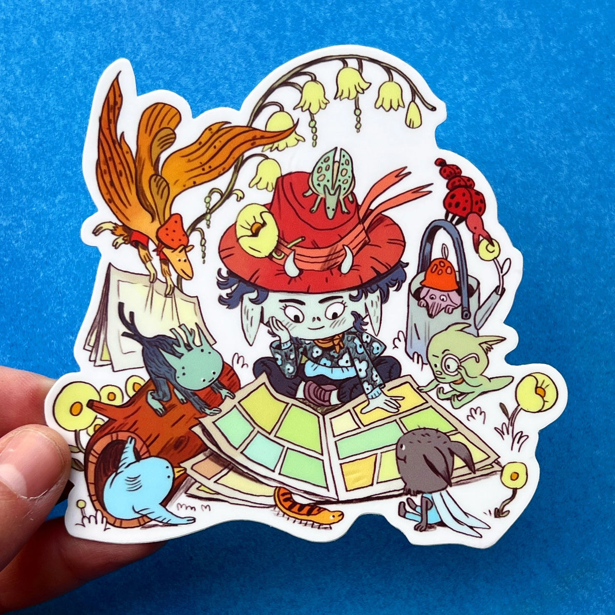 Natalie Andrewson - Comic Readers Vinyl Sticker – Little Craft Place