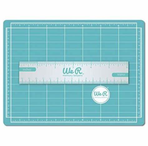 Mini Magnetic Cutting Mat & Ruler Set – Little Craft Place