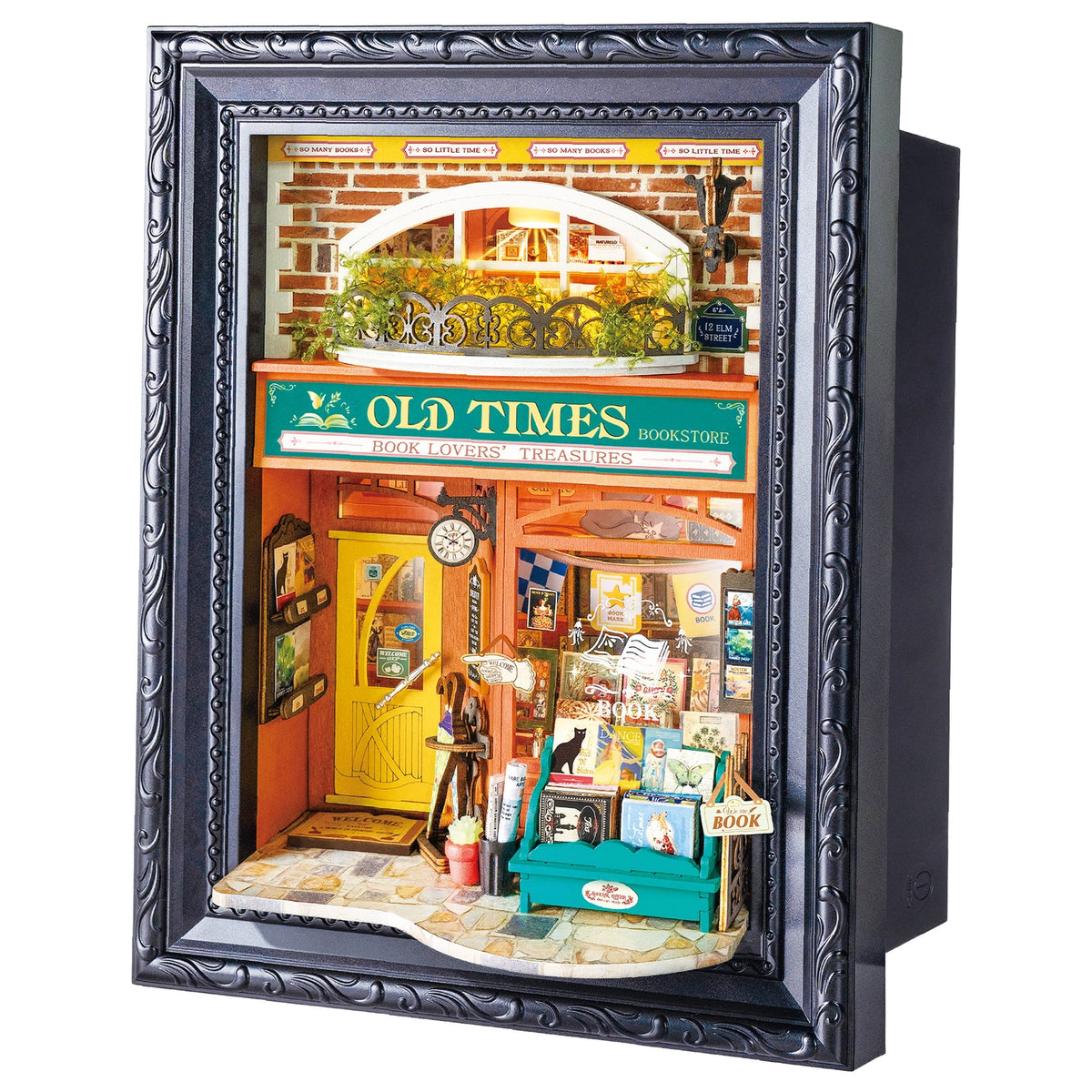 Old Times Bookstore Miniature House DIY Kit – Little Craft Place