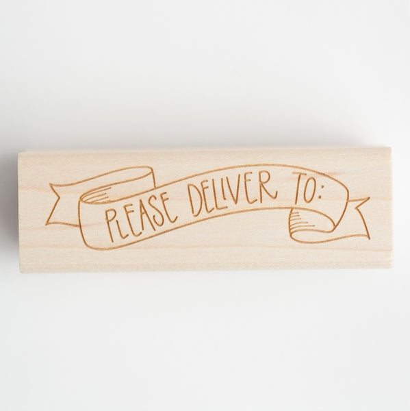Please Deliver To Banner Stamp