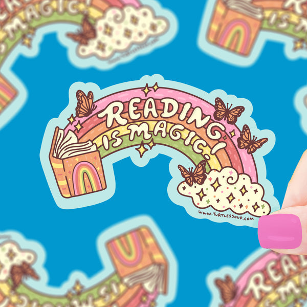 Reading is Magic Vinyl Sticker – Little Craft Place