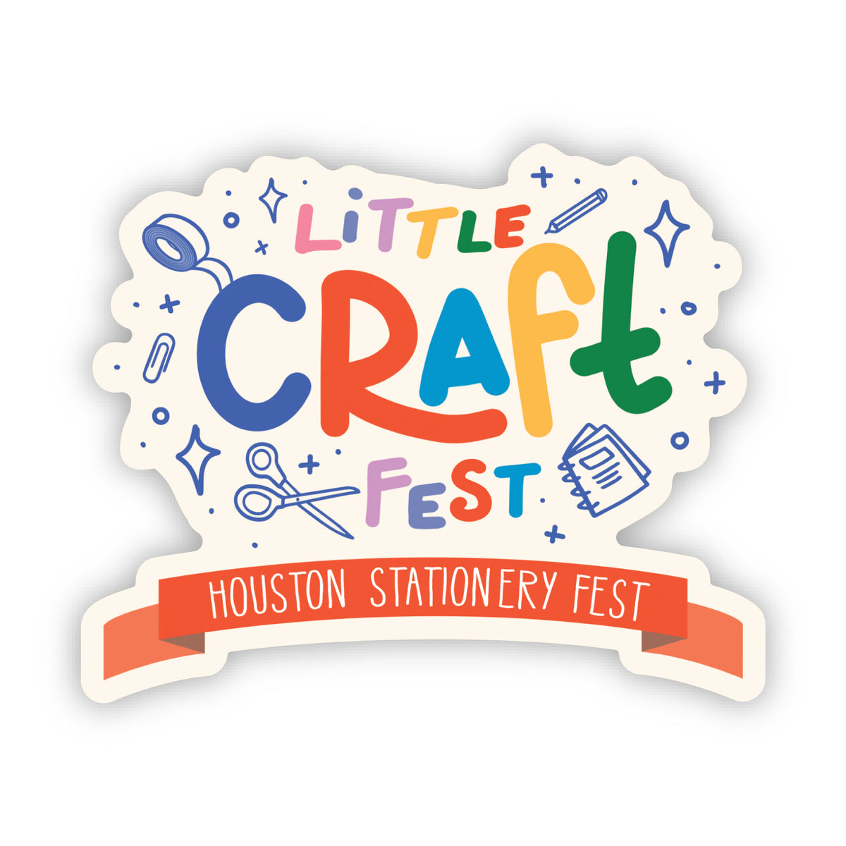 Little Craft Fest Official Vinyl Sticker – Little Craft Place