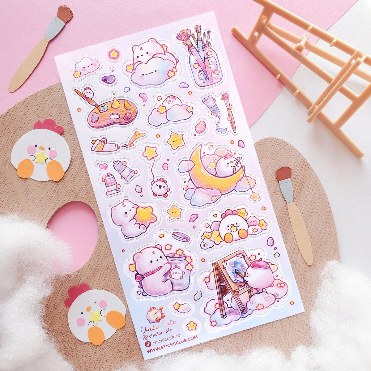 STICKII - Starlight Studio Sticker Sheet – Little Craft Place