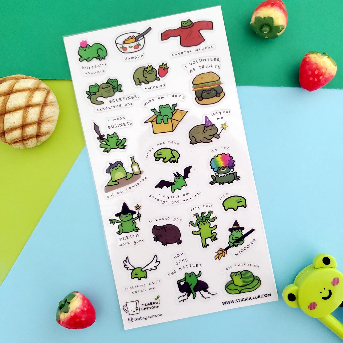 STICKII What ARE Frogs? 1 Sticker Sheet – Little Craft Place