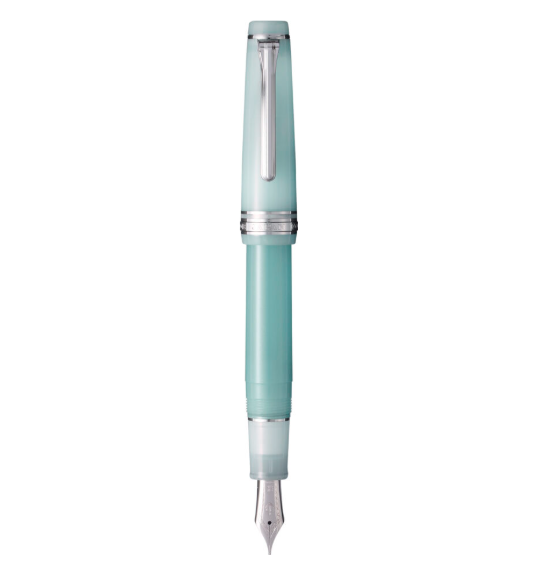 Sailor Professional Gear Slim Fountain Pen - Smoothie "Ocean Water" Li ...