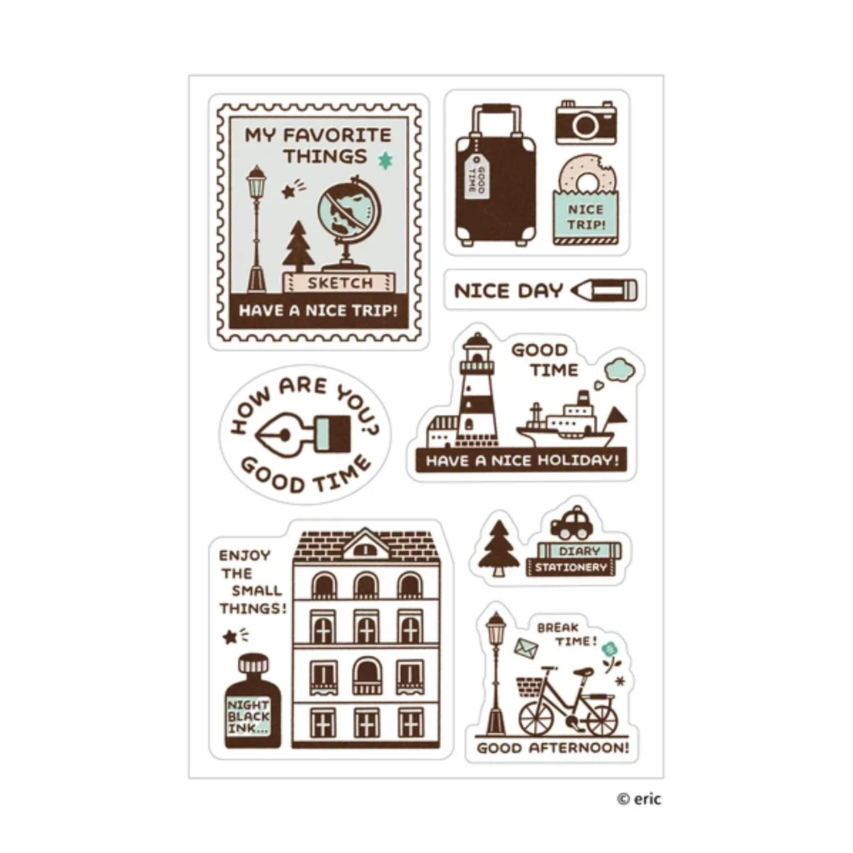 Multi-Sticker Eric Small Things - Have Fun! – Little Craft Place