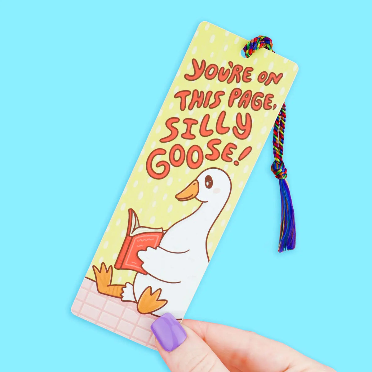 Silly Goose Bookmark with Tassel – Little Craft Place