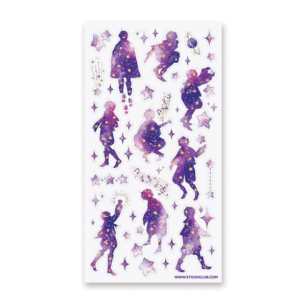 Starry Silhouettes Sticker Sheet