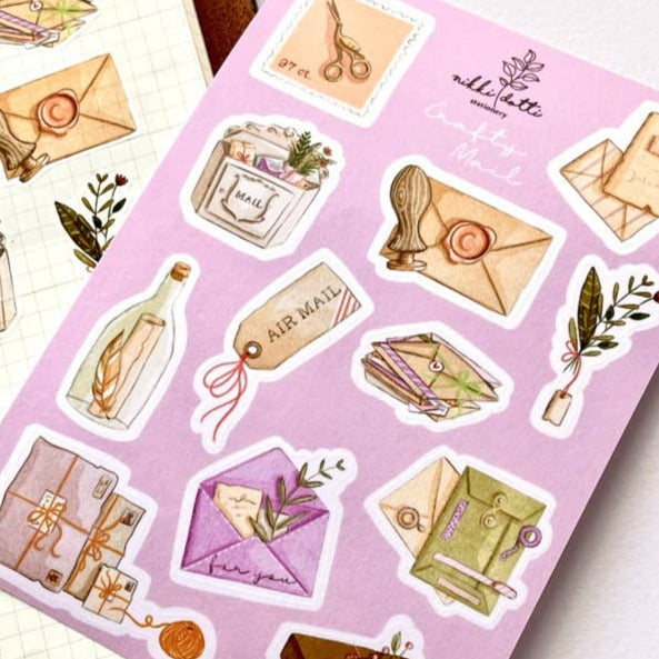 Crafty Mail Washi Sticker Sheet