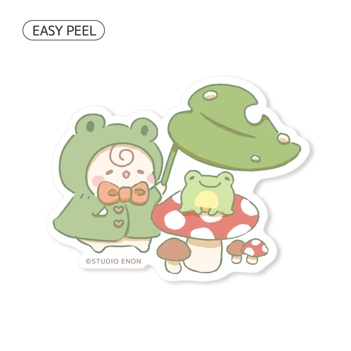 Studio Enon - Rainy Froggy Morning Sticker – Little Craft Place