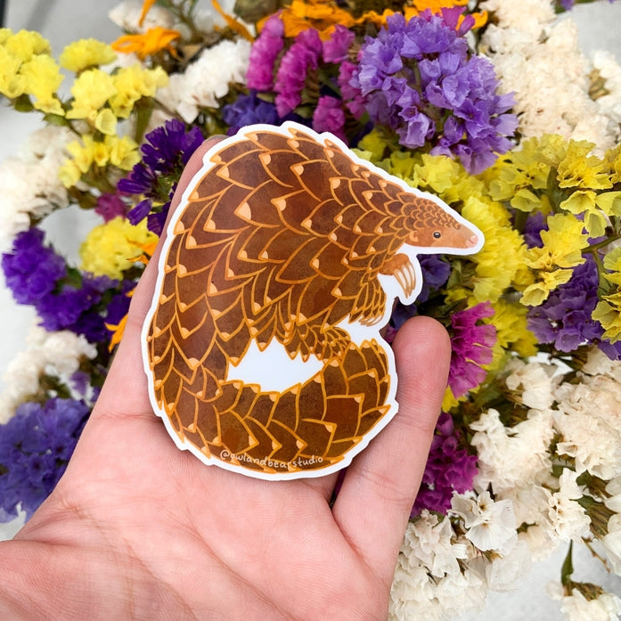 Temminck’s Pangolin Sticker – Little Craft Place