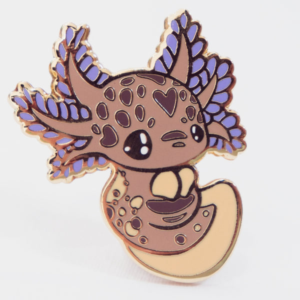 Tiger Plateau Salamander Enamel Pin