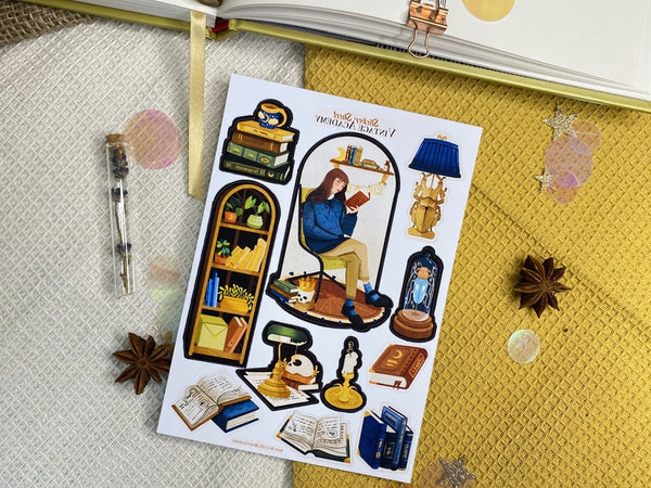 Vintage Academy Sticker Sheet