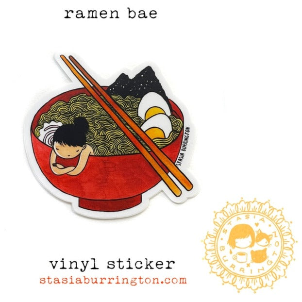 Ramen Bae Vinyl Sticker