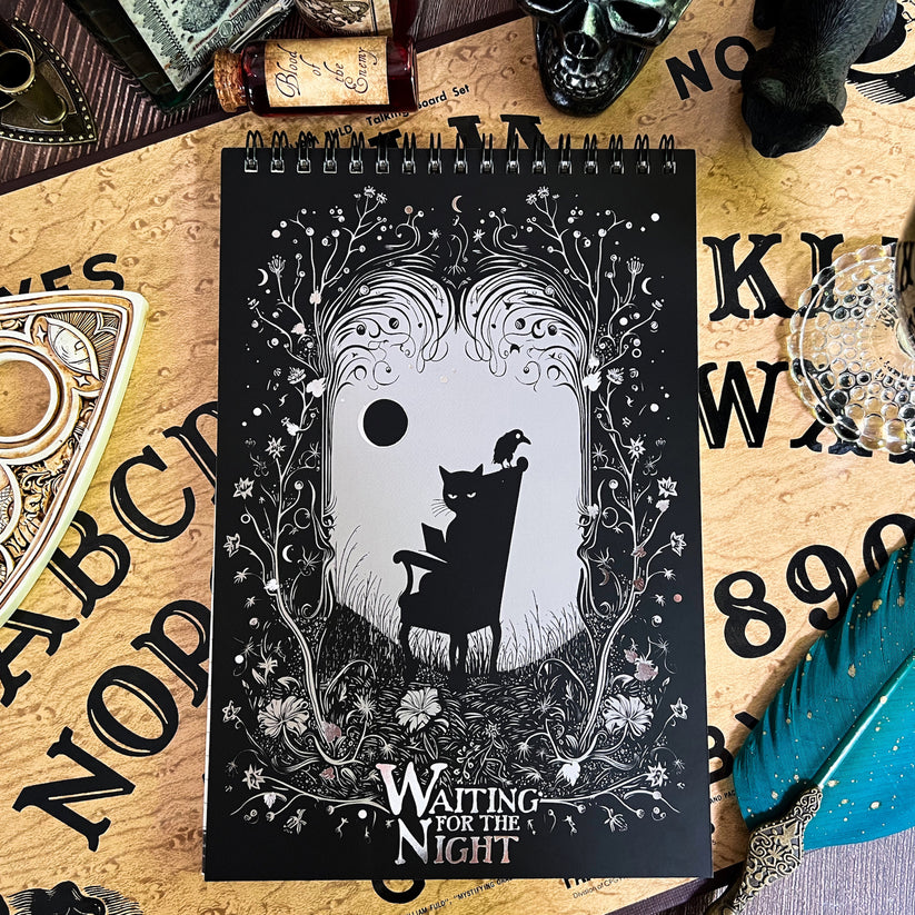 Waiting for the Night Top-Spiral Steno Notepad – Little Craft Place