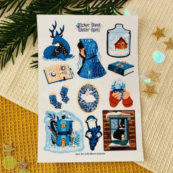 Wintel Spell Sticker Sheet
