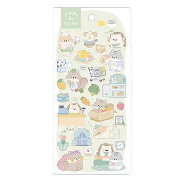Yururu Day Sticker Small Animals – Little Craft Place