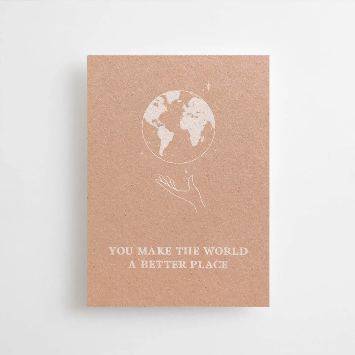 Anna Cosma Mini Card - You Make the World A Better Place – Little Craft ...