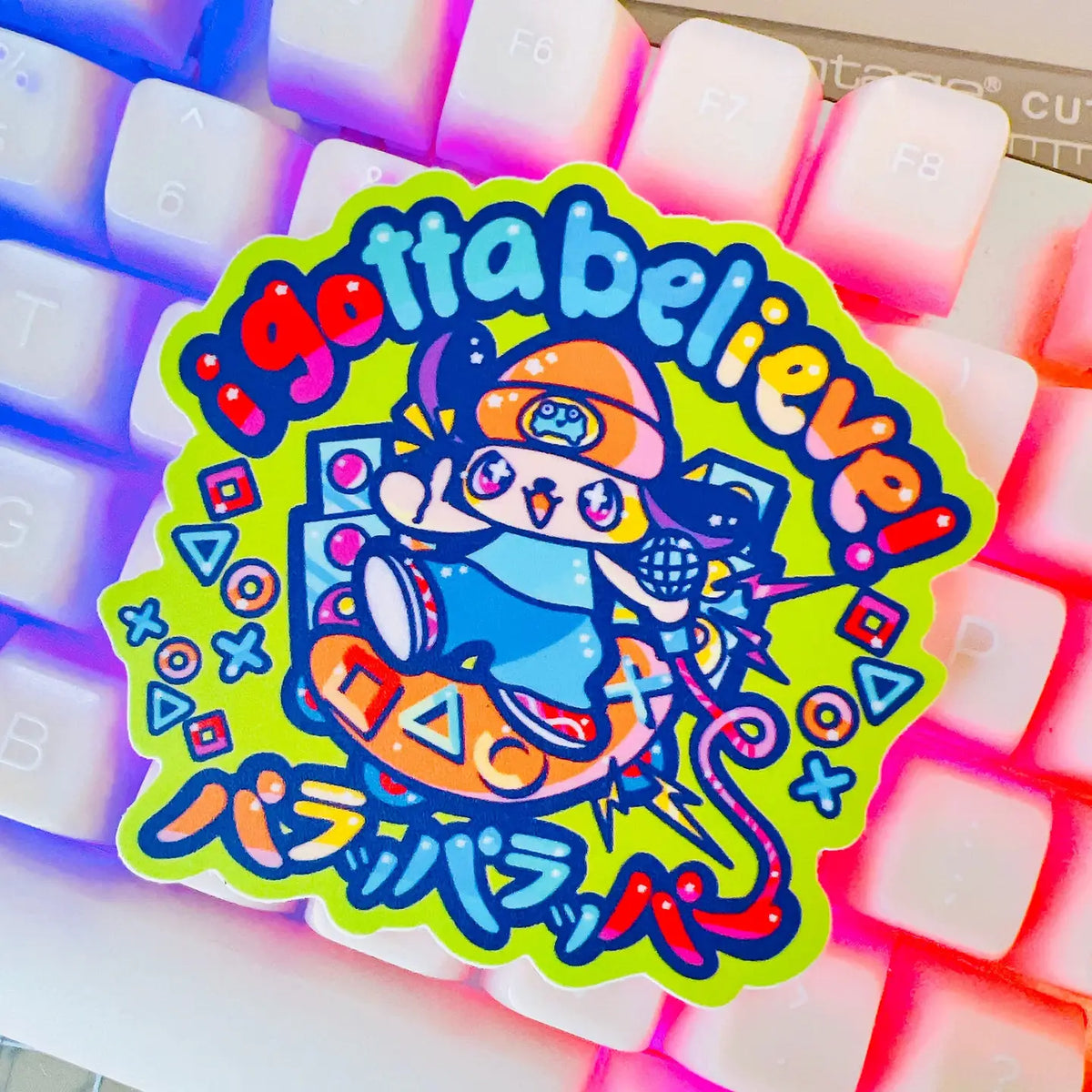 Parappa the Rapper Vinyl Sticker – Little Craft Place