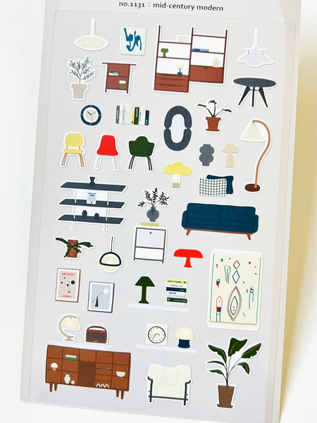 Mid-Century Modern Home Sticker