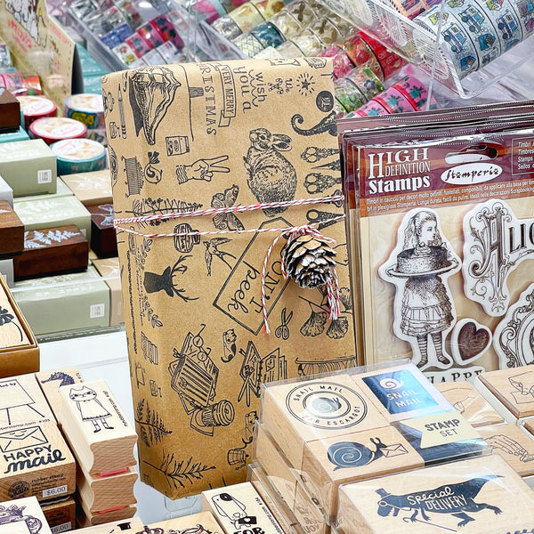 Official Nice List Rubber Stamp