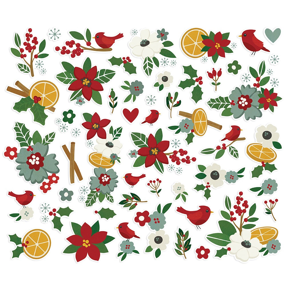 Hearth & Holiday Bits & Pieces Die-Cuts Floral 50/Pkg – Little Craft Place