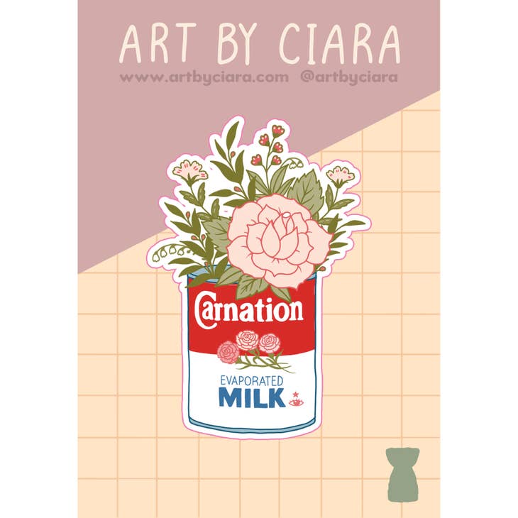 Carnation Sticker – Little Craft Place