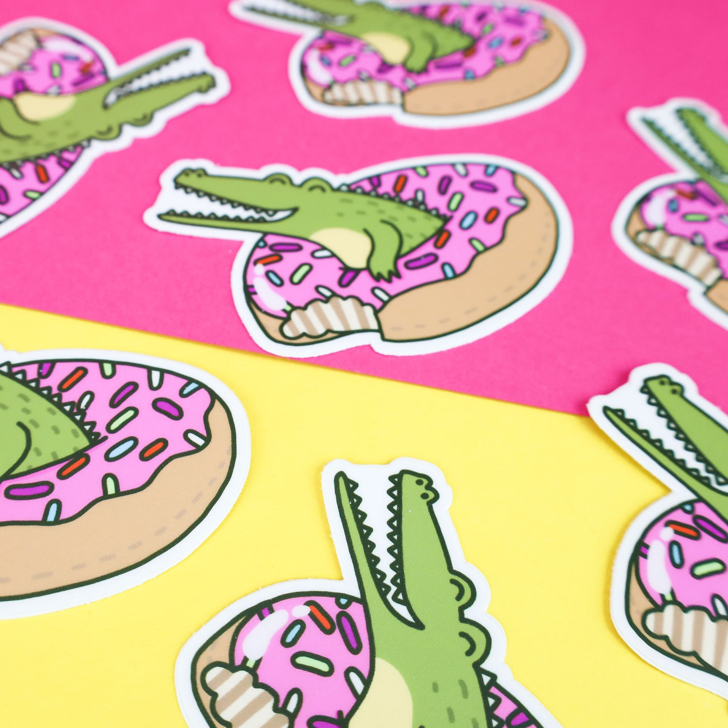 Donut Pool Float Alligator Vinyl Sticker – Little Craft Place