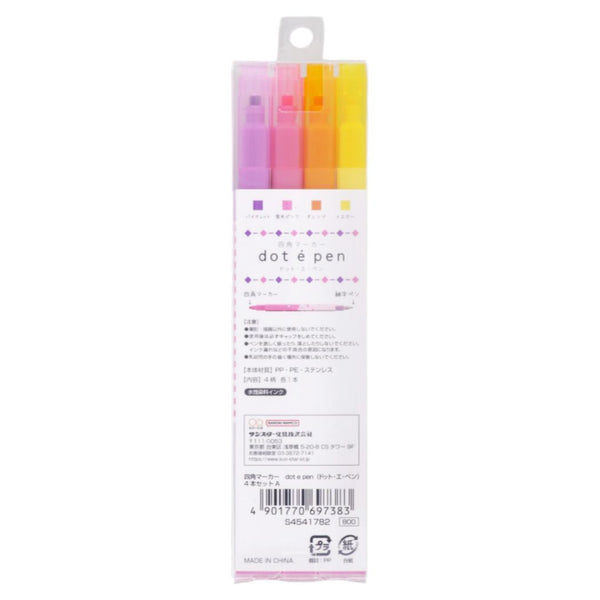 Dot E Pen Set A 4/Pack