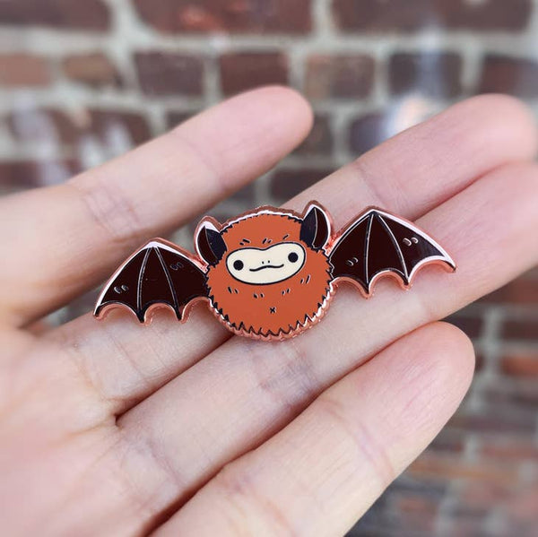 Eastern Red Bat Enamel Pin