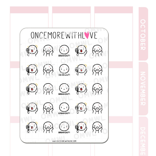 M1189 Pimples Sticker