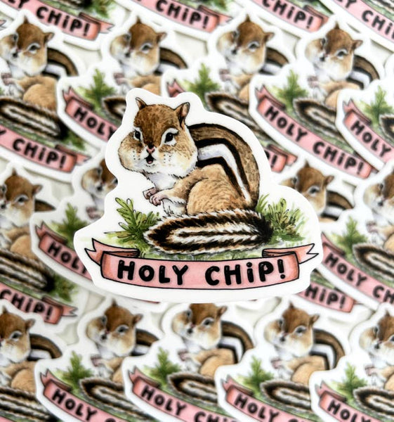 Oh Chip! Chipmunk Sticker