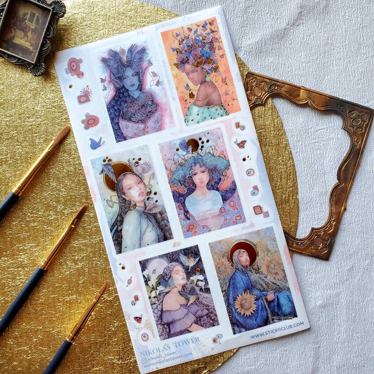 Powerful Nature Portraits Sticker Sheet – Little Craft Place