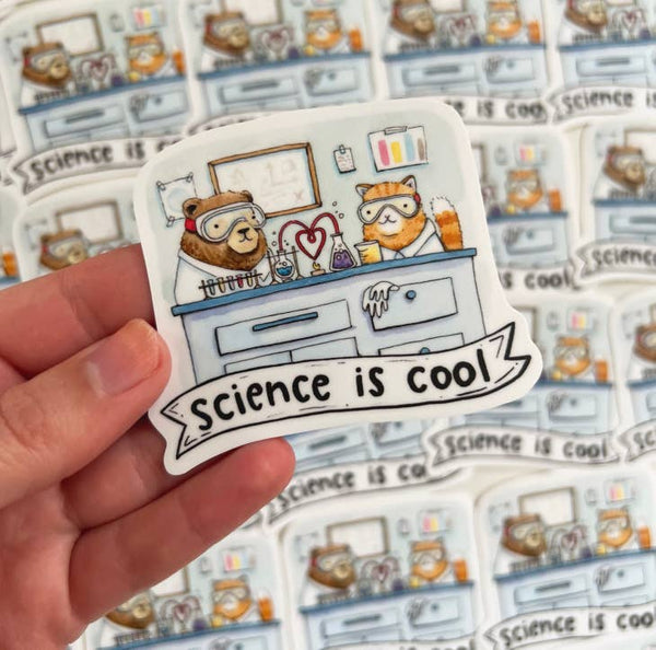Science Is Cool Sticker