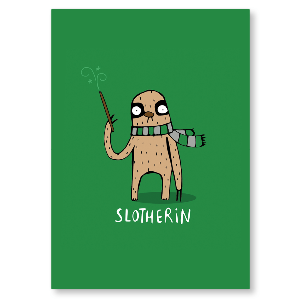 Slotherin Harry Potter Postcard