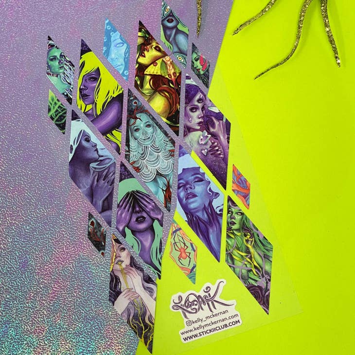 Spellbinding Portraits Sticker Sheet – Little Craft Place