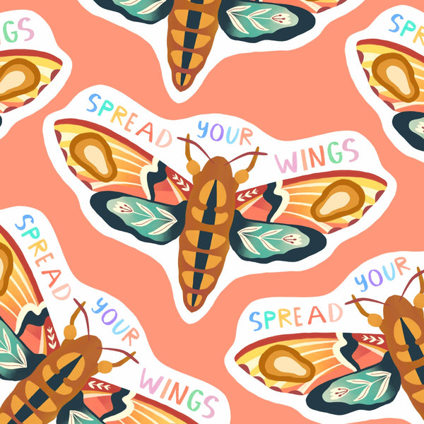 Spread Your Wings Vinyl Sticker