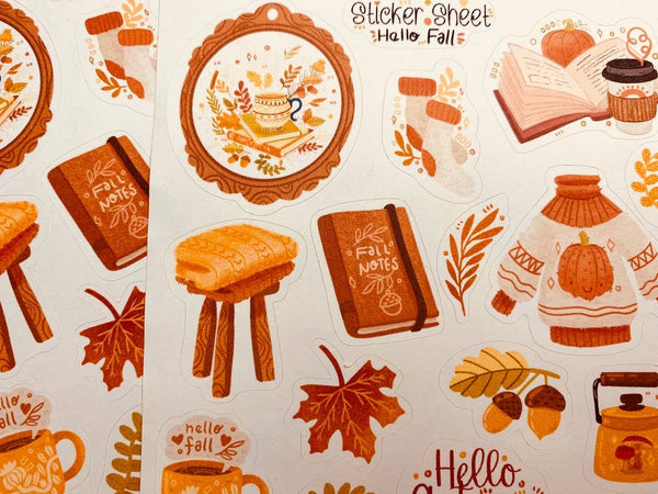 Hello Fall Sticker Sheet