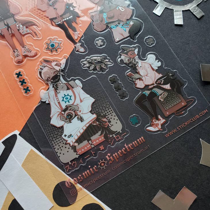 Stylish Streetwear Sticker Sheet – Little Craft Place