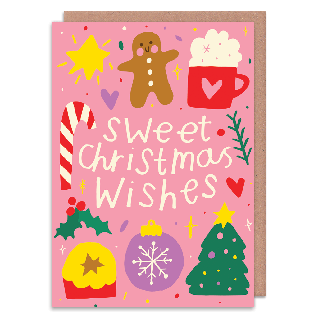 Sweet Christmas Wishes Christmas Card – Little Craft Place