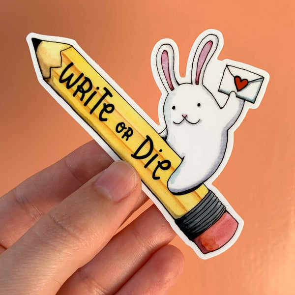 Write Or Die Sticker